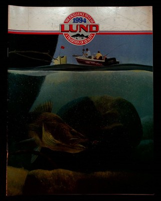 VINTAGE 1994 Lund Fishing Boats Sales Brochure 2450 Genmar 2100 Baron ...