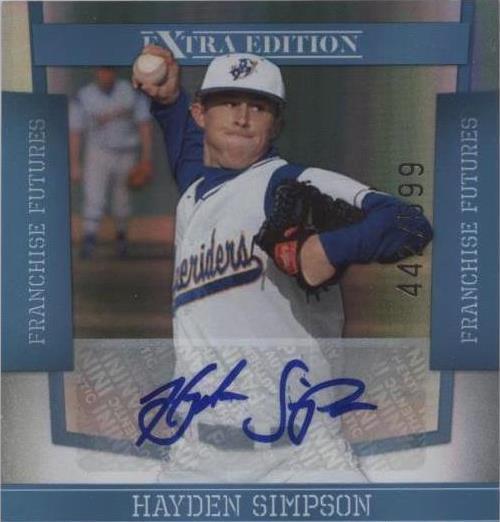 2010 Donruss Elite Extra Edition - Hayden Simpson #50 Franchise Futures ...