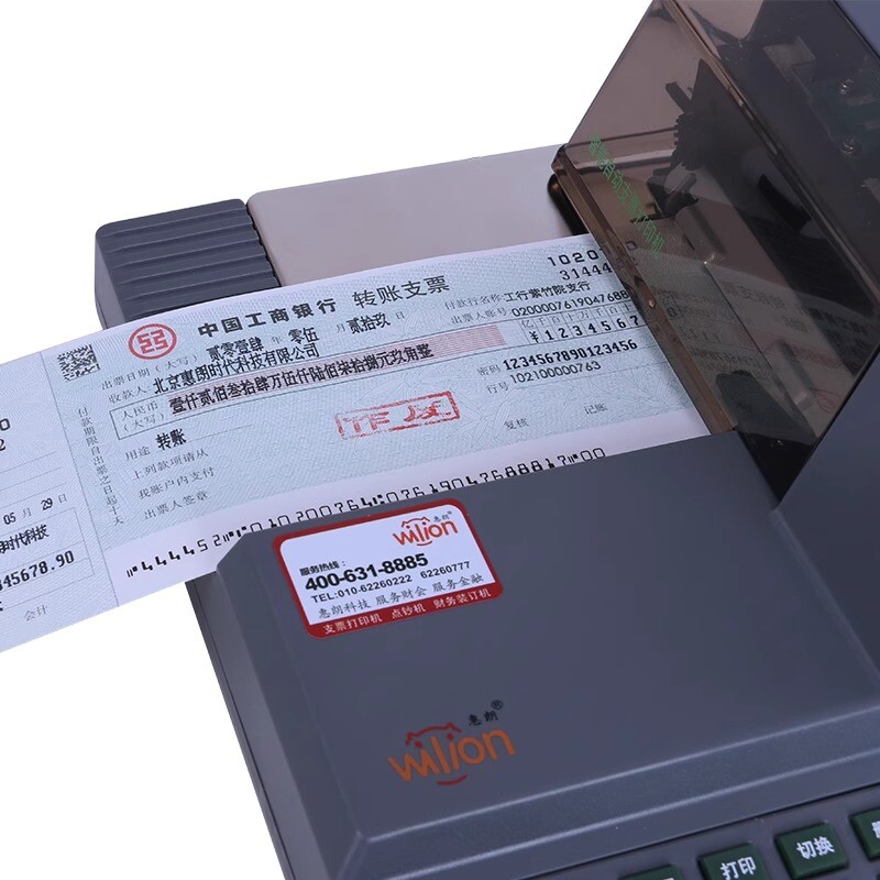 110V/220V Keyboard Check Printing Printer cheque writer Check Writing ...