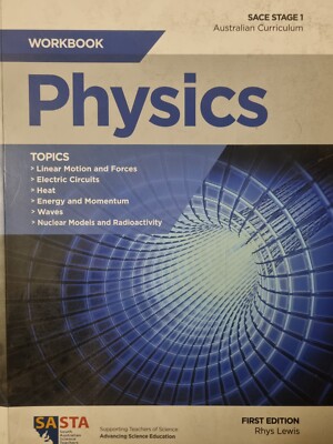 PHYSICS WORKBOOK SASTA SACE | eBay Australia