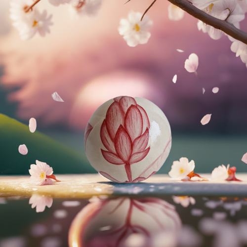 Een ronde bal van gips Ø 10 cm met bloemmotief | eBay