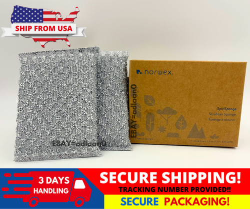 Norwex Spirisponge Scrubber Sponge (pack of 2) 2 Sets for sale online ...