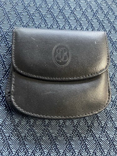 Buxton Black Leather Mini Wallet Coin Purse Currency | eBay