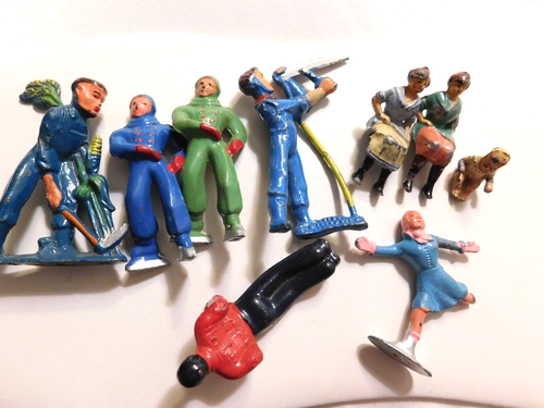 Vintage Lead Metal Toy Figures Assorted Lot | eBay