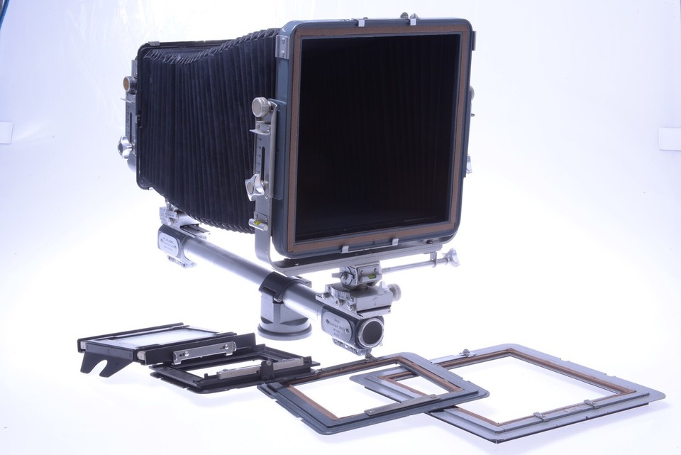 PLAUBEL PECO 18X24CM CAMERA W/ 4X5" GRAFLOK SPRING BACK REDUCING BACK ...
