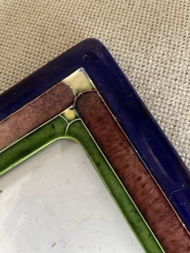 Retro Vintage Blue Ceramic Pre Loved Picture Photo Frame | eBay UK