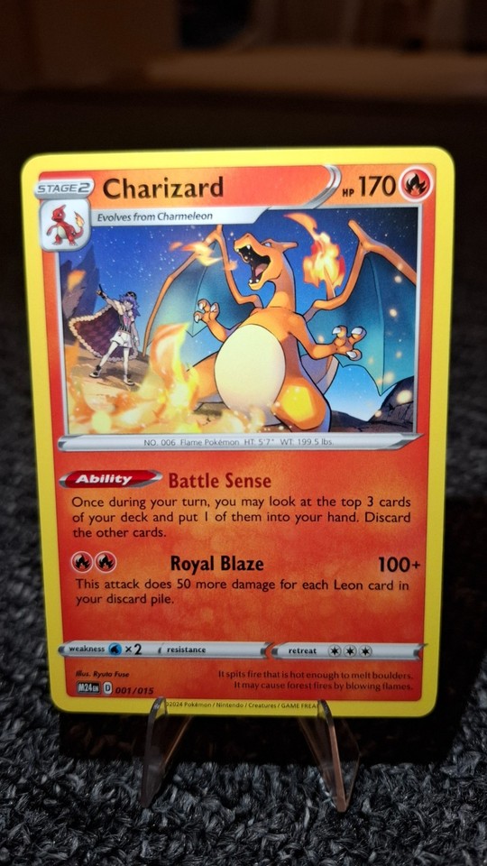 Pokémon - 1 Card - Charizard 001/015 Foil, Promo card | eBay