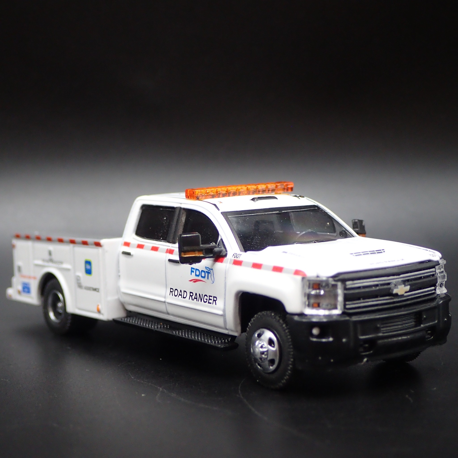 2018 CHEVY SILVERADO 3500 DUALLY SERVICE BED FDOT 1/64 SCALE DIECAST ...