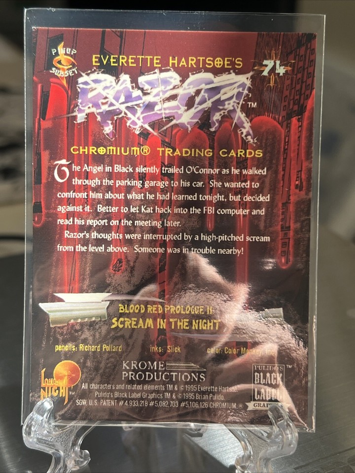 Everette Hartsoe's Razor Chromium Trading Card #74 by Krome 1995 | eBay