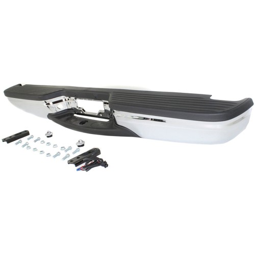 Rear Step Bumper For 2000-2005 Ford Excursion Chrome Face Bar and Pads ...