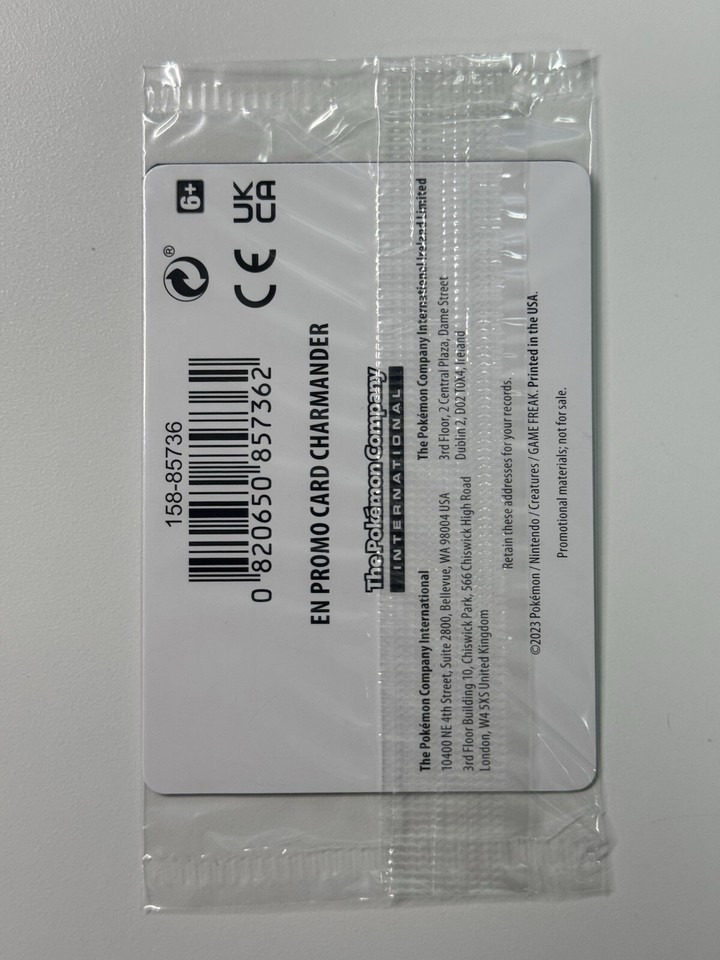 Charmander 004/165 EB Games 151 Stamped Promo SEALED | eBay