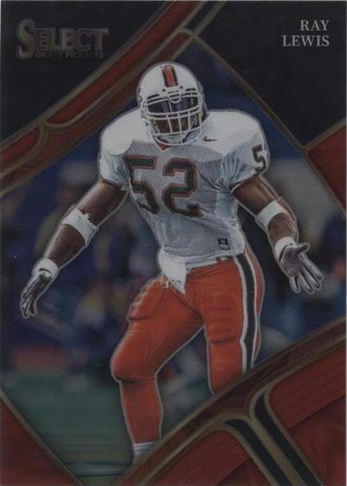 2023 Panini Select Draft Picks - Field Level Ray Lewis #185 Red Prizm ...
