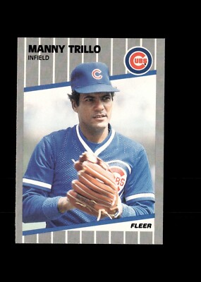 1989 Fleer - Throws Right on Back #440 Manny Trillo | eBay