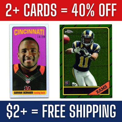 2013 NFL Topps Chrome 1965 1969 1986 Football Cards / You Pick / EX-MT ...