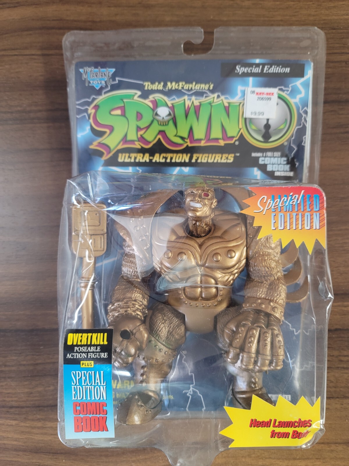 Spawn Overtkill Gold Special Limited Edition McFarlane Toys 1996 for ...