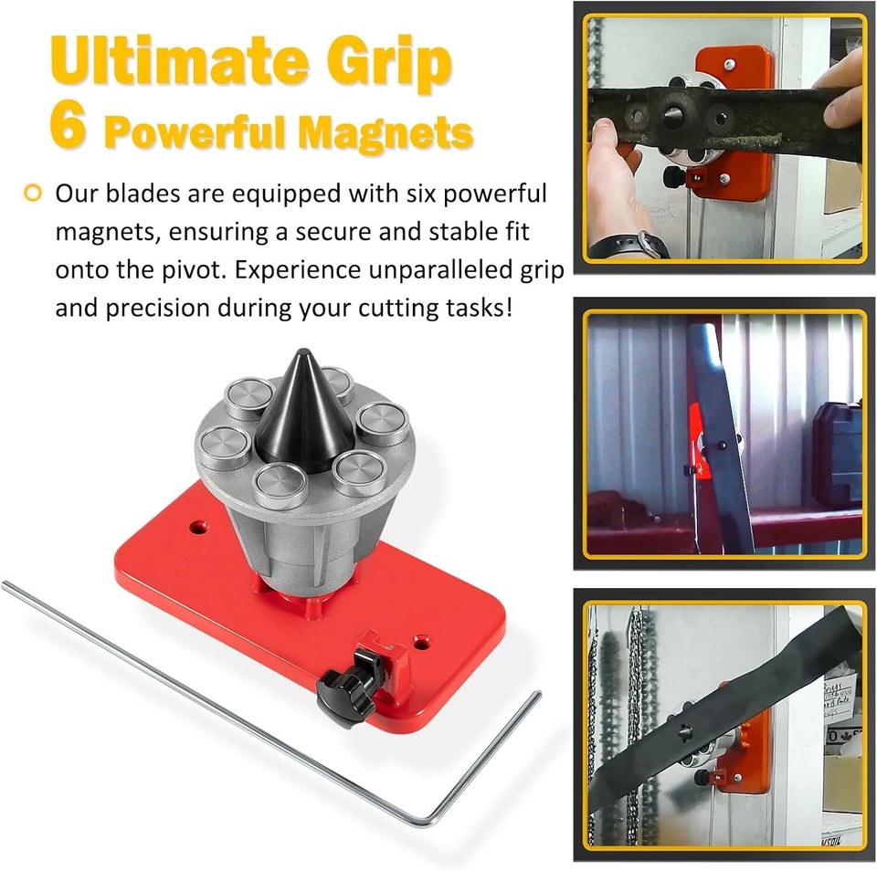 Magnetic Wall Mount Blade Balancer Oregon 42-047 Mower Part for ...