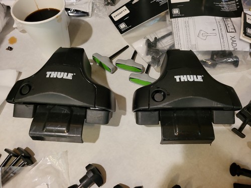 2 Thule Evo Raised Rail Foot Pack - FREE SHIPPING!! Plus xtras | eBay