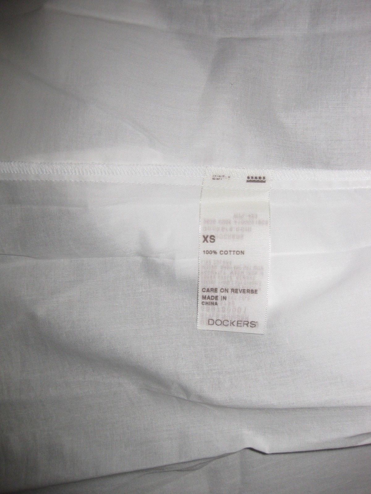 SALE PRICE! NWT! DOCKERS LADIES' WHITE LONG SLEEVE BLOUSE X-SMALL | eBay