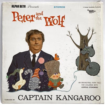 Captain Kangaroo • Alpha Beta Presents Peter And The Wolf • LP Record ...