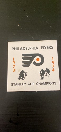 Rare Philadelphia Flyers 1973-74 Stanley Cup Champions Commemorative ...