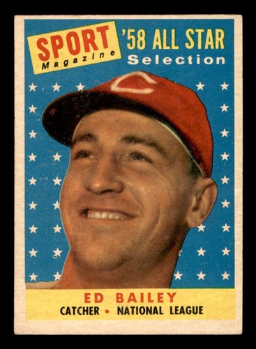 1958 Topps Baseball #490 Ed Bailey (All-Star) EX *e1 | eBay