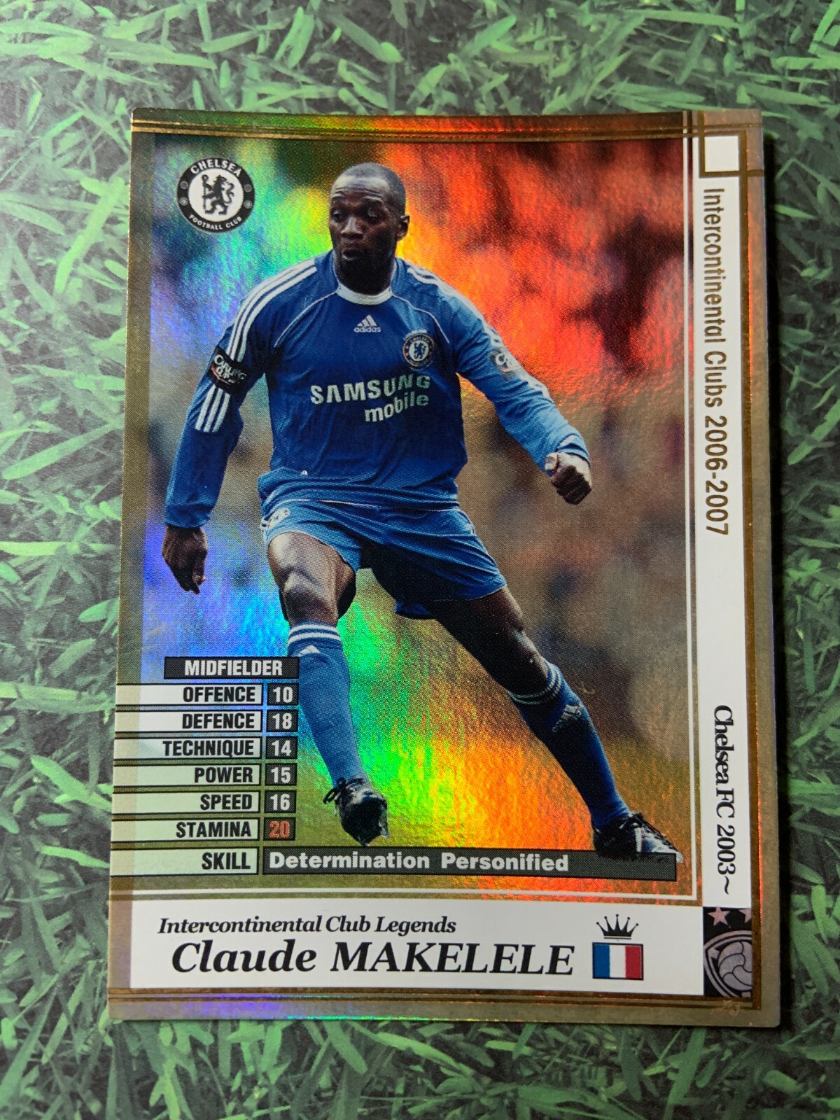 Panini WCCF 2006-07 Claude Makelele Chelsea FC Refractor card Legends ...