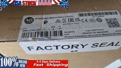 ALLEN BRADLEY 5069-L310ERM SER A COMPACT LOGIX 1MB ENET MOTION ...