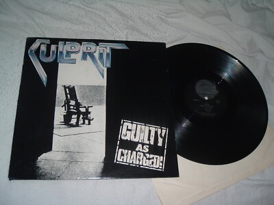 CULPRIT Guilty As Charged! '83 ORIGINAL US press LP RARE US metal | eBay