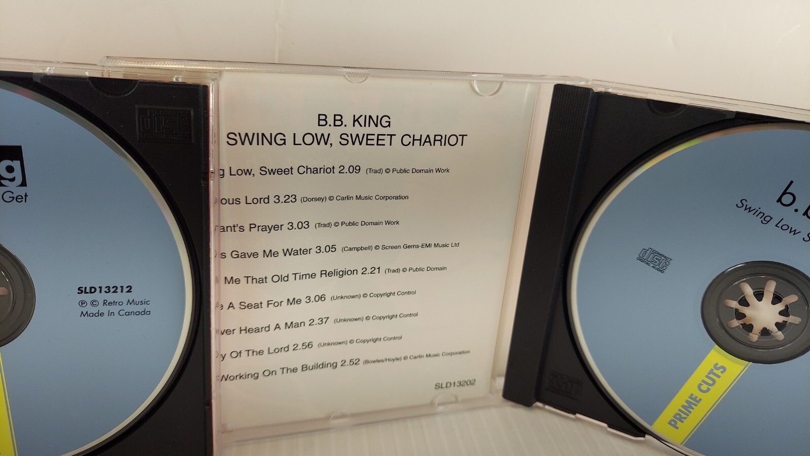 Lot of 2 B.B. King CDs How Blue Can You Get Swing Low Sweet Chariot ...