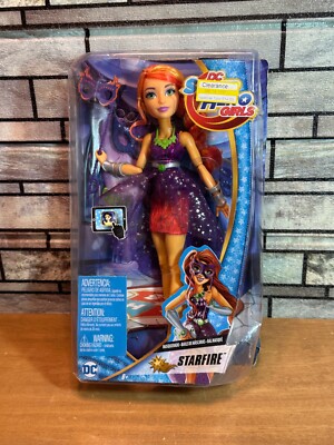 DC Super Hero Girls 12" Doll Figure Masquerade StarFire w/ Mask, Free ...