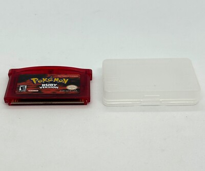 Pokemon Ruby Nintendo Game Boy Advance Game Cartridge (2003) USA Tested ...
