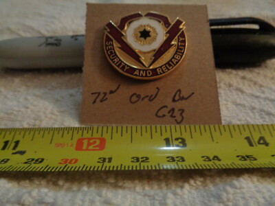 72nd Ordnance Battalion G23 Unit Crest, DI, DUI (DRAW#L13) | eBay