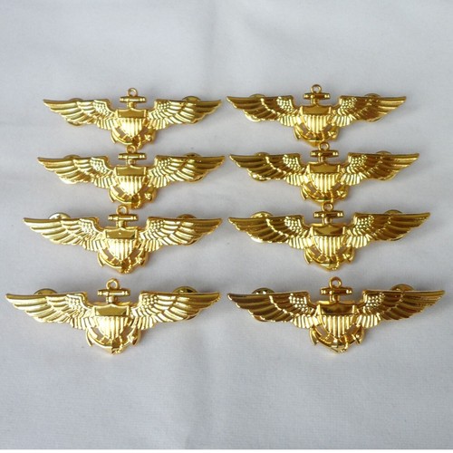 150pcs Metal US Navy Aviator Badge Pin Pilot Wings 2 3/4" | eBay