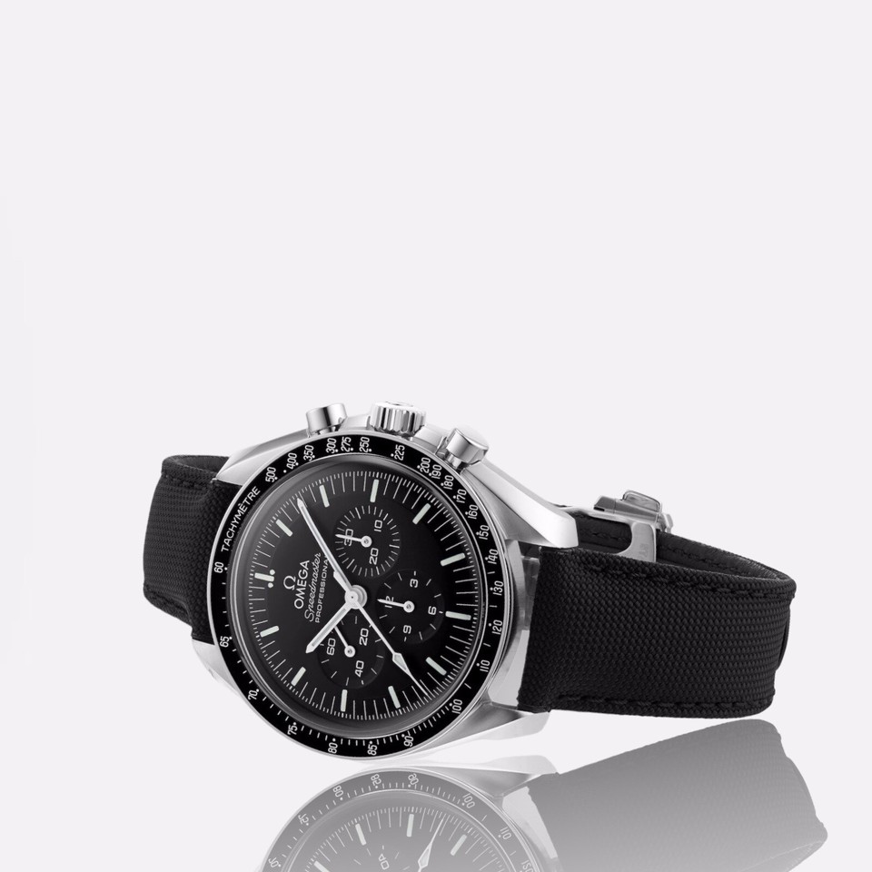 20mm Cordura Fabric Sailcloth Watch Strap Band For Omega Speedmaster ...