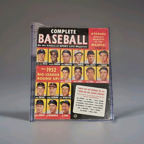 Vintage 1952 COMPLETE BASEBALL MAGAZINE - 82 Pages MLB Vintage | eBay