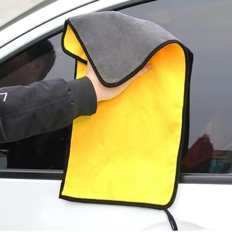 "Microfibre Car Cleaning Cloths Towels Wash Dry Polish Wax Auto ...