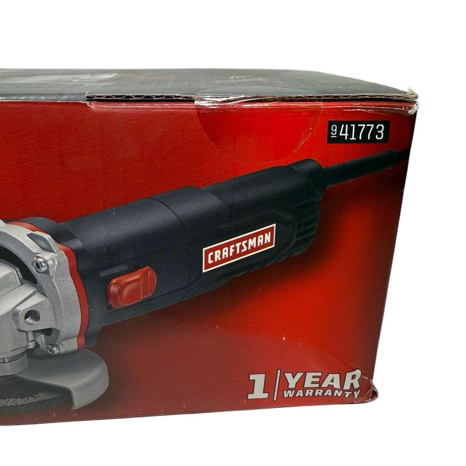 Craftsman Angle Grinder 4-1/2" 6.5 AMP 2 Position Handle New In Box ...