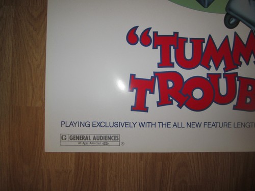 Movie Poster: TUMMY TROUBLE (1989) Original American One Sheet Roger ...