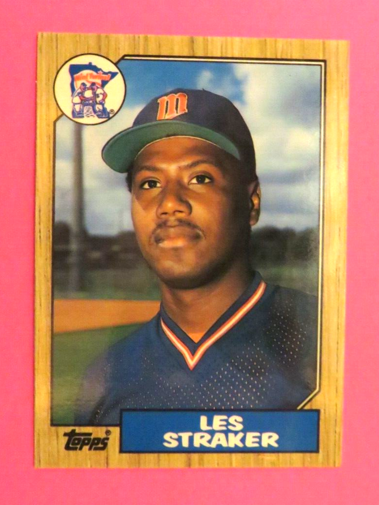 1987 Topps Traded, Minnesota Twins - LES STRAKER | eBay
