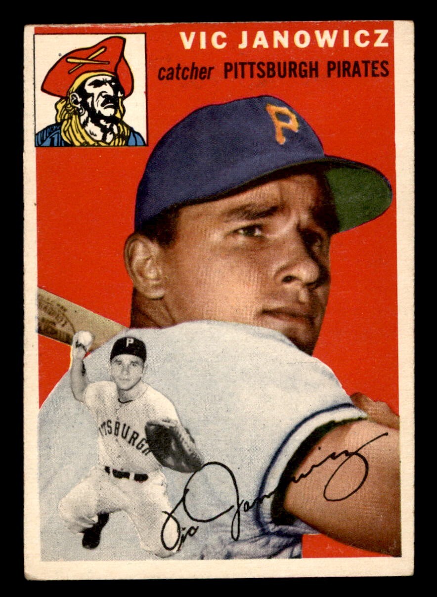 1954 Topps Baseball #16 Vic Janowicz VG/EX *i1 | eBay