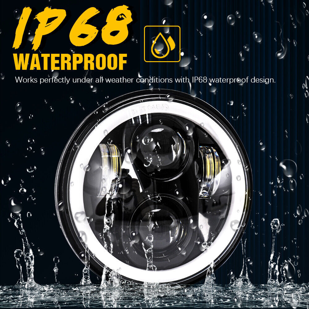 5-3/4 5.75" Motorcycle LED Projector Headlight for Honda Shadow Spirit ...