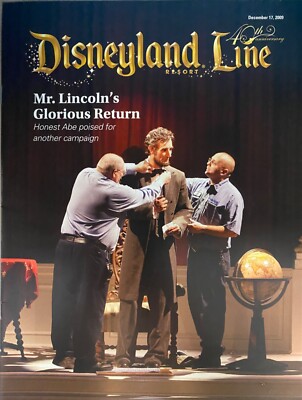 Disneyland Line Magazine Great Moments with Mr. Lincoln 40th ...