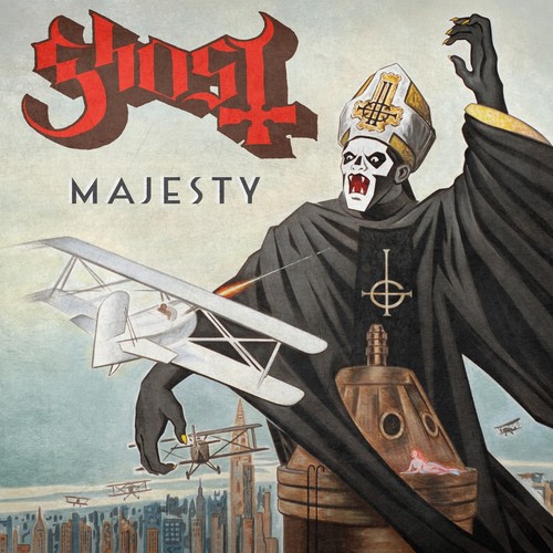 GHOST Majesty BANNER 2x2 Ft Fabric Poster Tapestry Flag album cover art | eBay