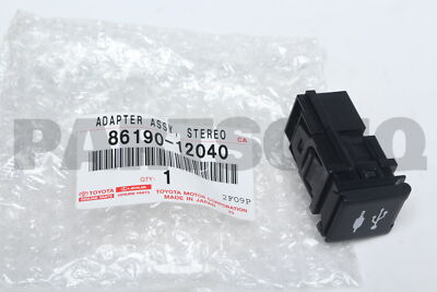 8619012040 Genuine Toyota ADAPTER ASSY, STEREO 86190-12040 | eBay
