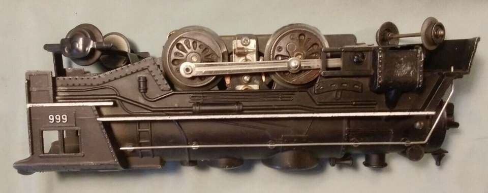 MARX #666 O Gauge, Engine Locomotive & New York Central car, Black 1950 ...