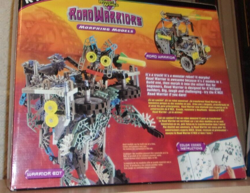 K'Nex Robot World Road Warriors Morphing Models 508Pcs #13136 NEW IN ...