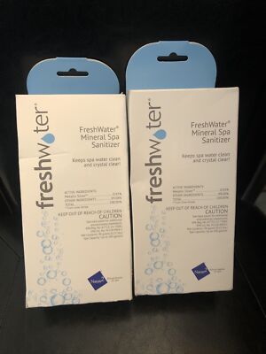 Freshwater 2 Pack Mineral Spa Sanitizer Cleaner Silver Ionizer 80010 ...