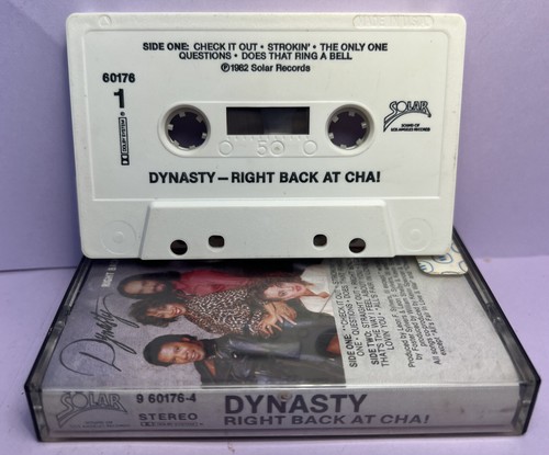DYNASTY RIGHT BACK AT CHA! Cassette 1982 First Pressing EX🦄 | eBay