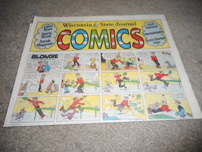 FEB 6 1977 Wisconsin Newspaper Sunday Comic Section | eBay