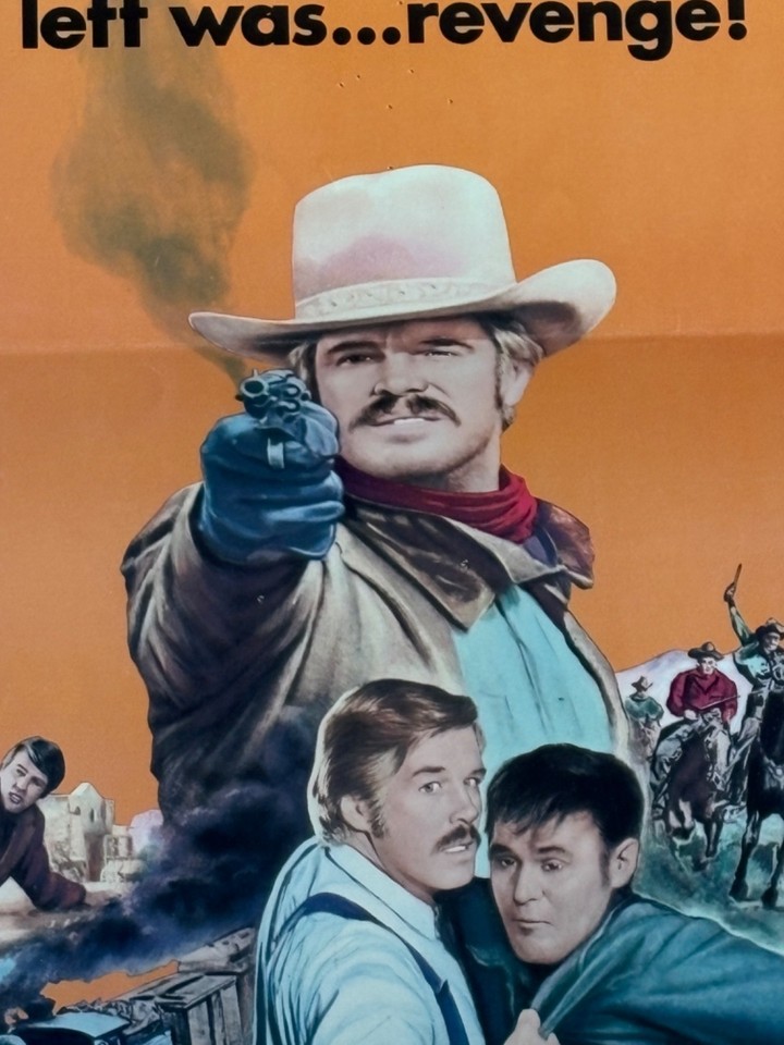 ONE MORE TRAIN TO ROB 1971 Affiche originale western insert film George ...
